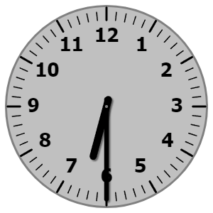 Určování času – Procvičování online – Umíme anglicky