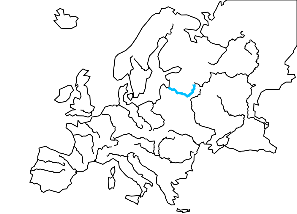 Evropa řeky – Procvičování online – Umíme fakta