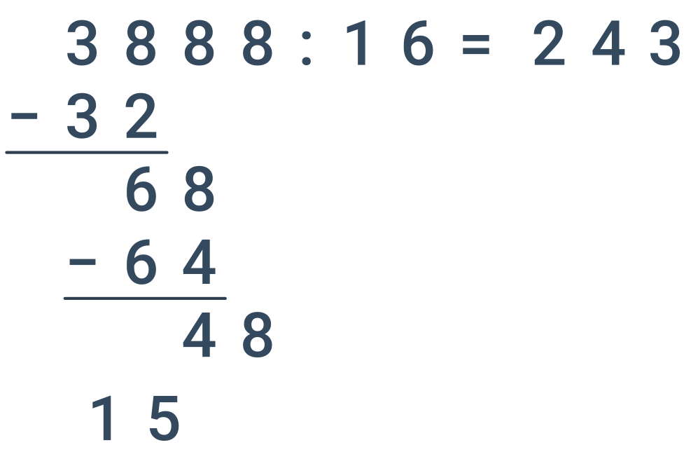 Písemné dělení dvouciferným číslem (střední) – online Přesouvání