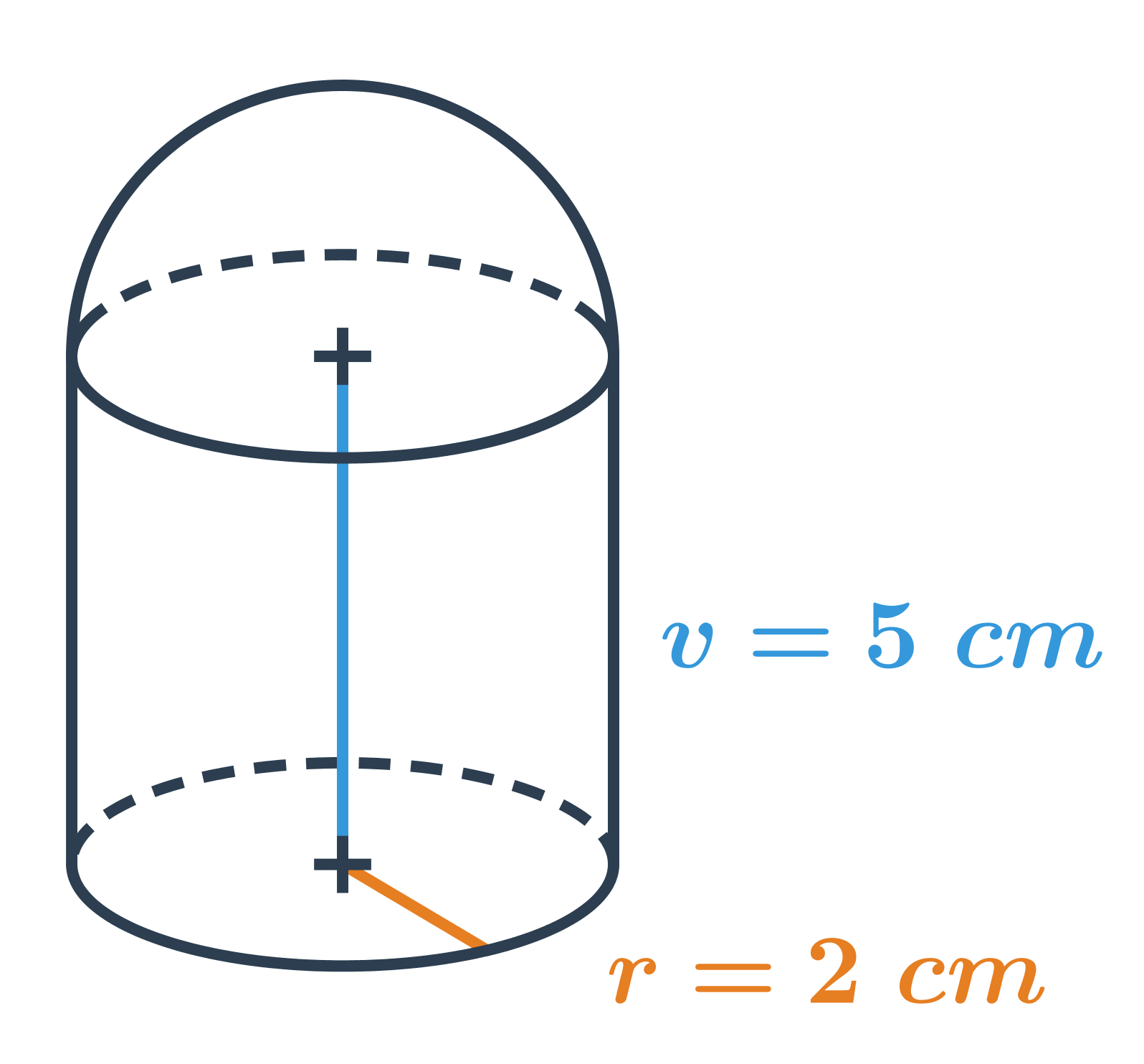 Objem a povrch: koule, válec, kužel (střední) – online Slovní úlohy