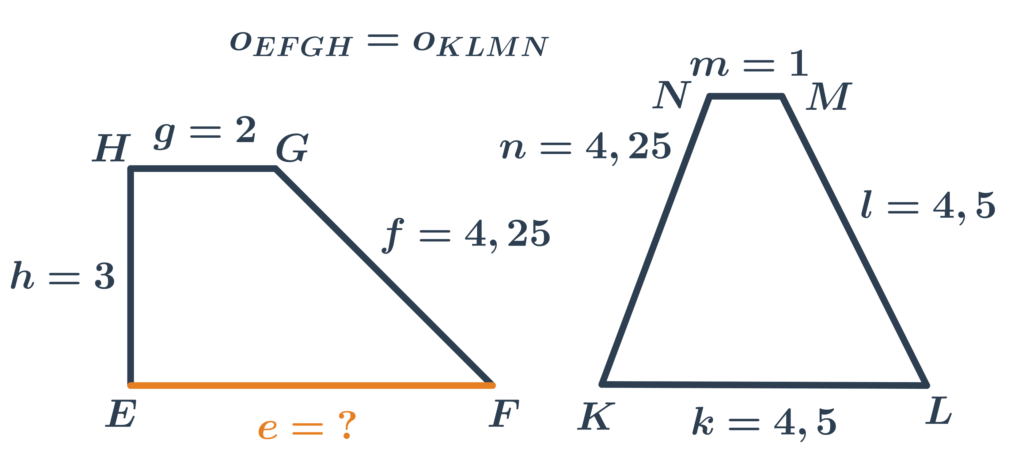 Obvod lichoběžníku – Procvičování online – Umíme matiku